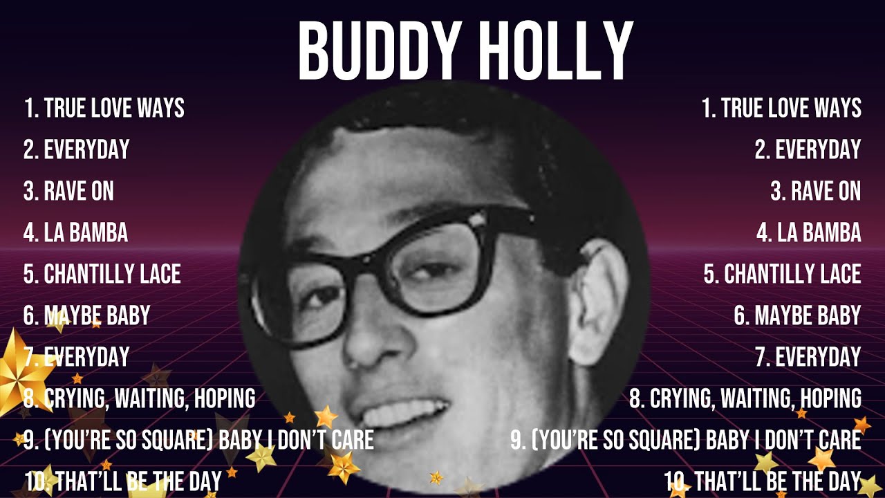 Buddy Holly - Greatest Hits Full Album - Best Songs Collection 2024 ...