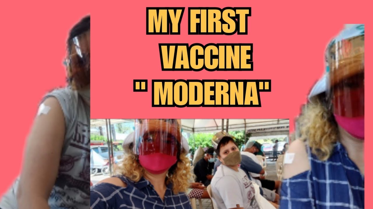 MY FIRST VACCINES "MODERNA" | 11-02-21 - YouTube
