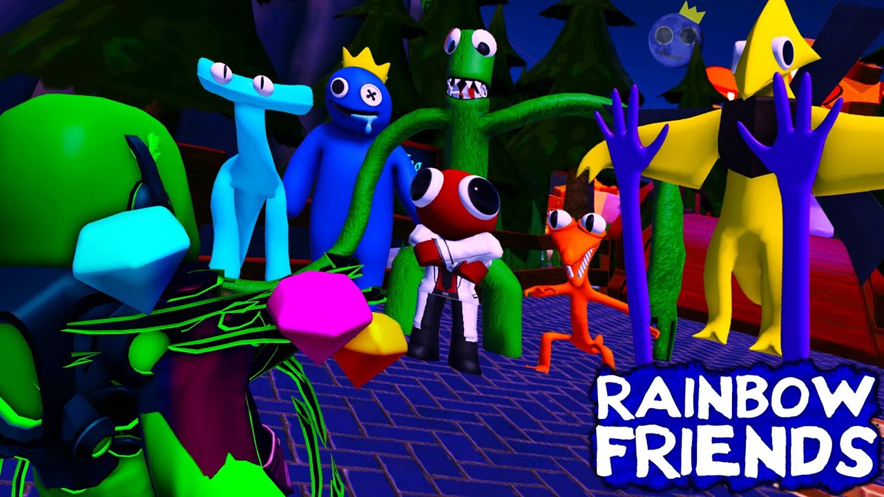 Playing Rainbow Friends Chapter 2 for the First Time! - YouTube