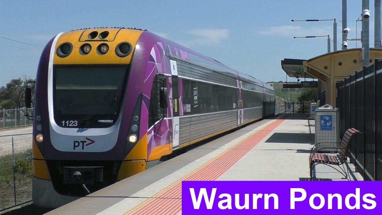 V/Line Passenger Trains at Waurn Ponds - Victorian Transport - YouTube