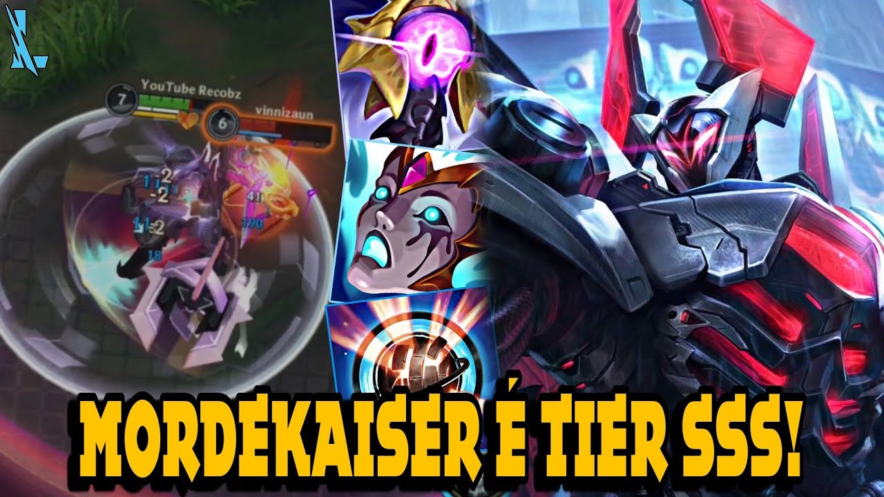 MORDEKAISER É TIER SSS!! COM ESSA BUILD FULL AP ELE FICA MUITO FORTE ...