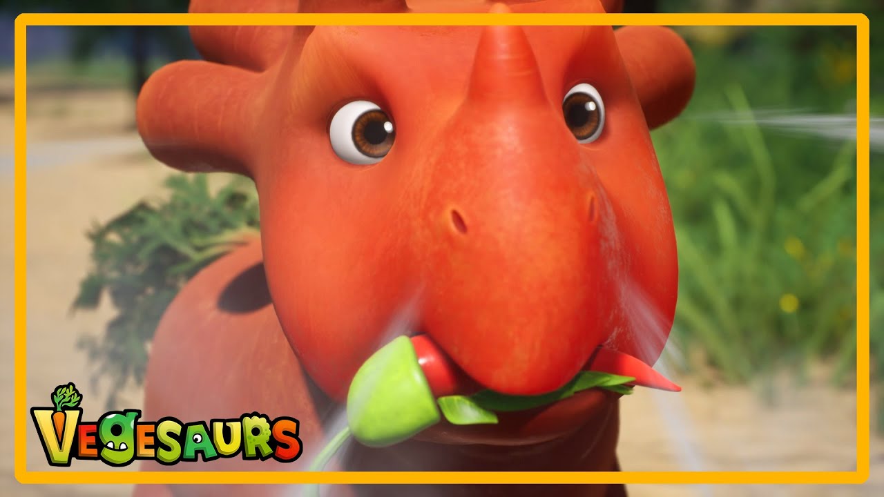 A very hot chilli - Funny Clips🥕😊 - Vegesaurs - YouTube