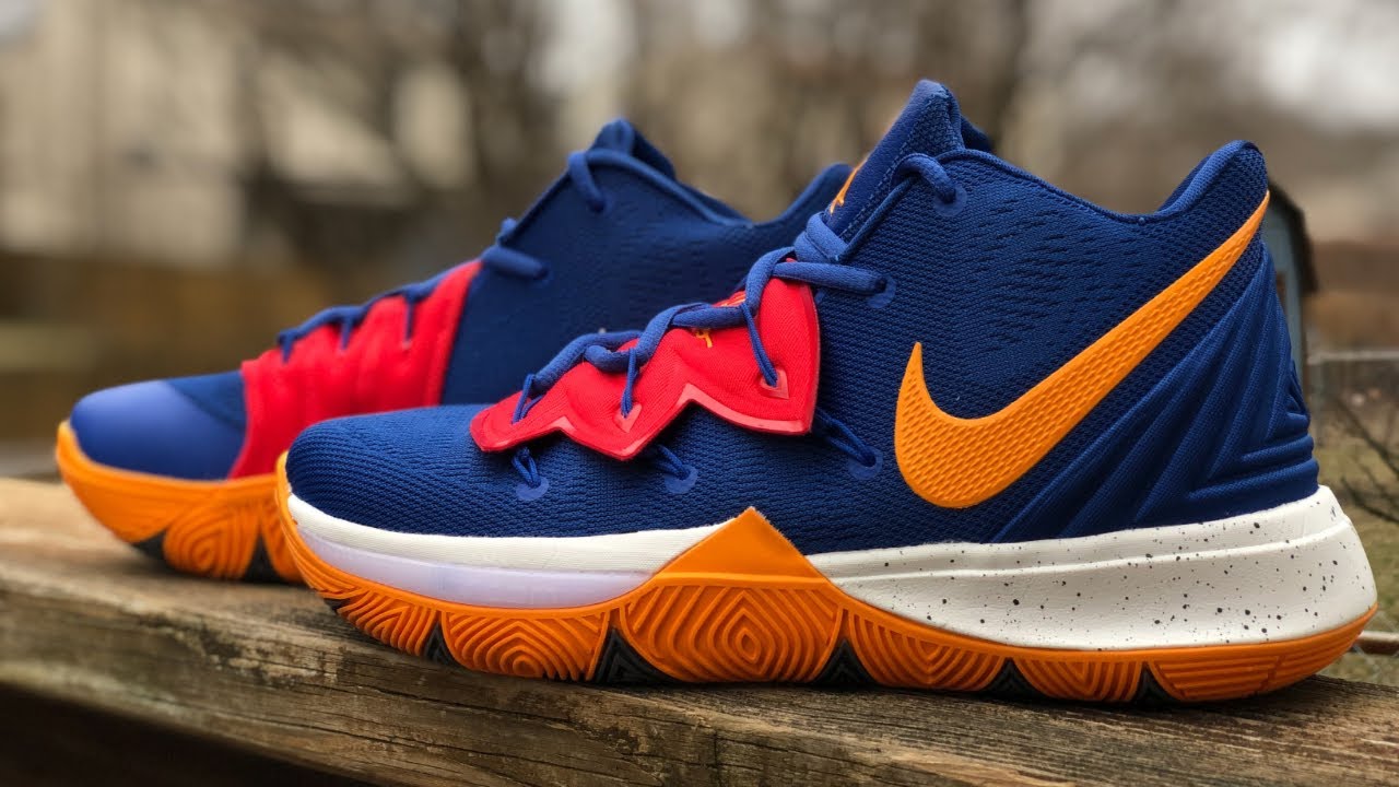 KYRIE 5 KNICKS COLORWAY REVIEW - KNICKS FANS DREAMS? - YouTube