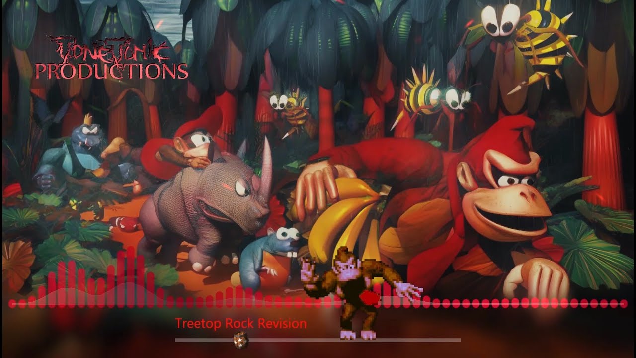 Donkey Kong Country - Treetop Rock Revision - YouTube