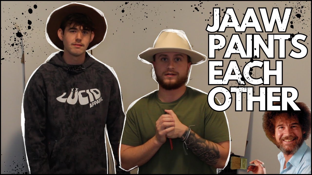 JAAW PAINTS EACH OTHER *I CAN'T BELIVE HE DID THAT - YouTube