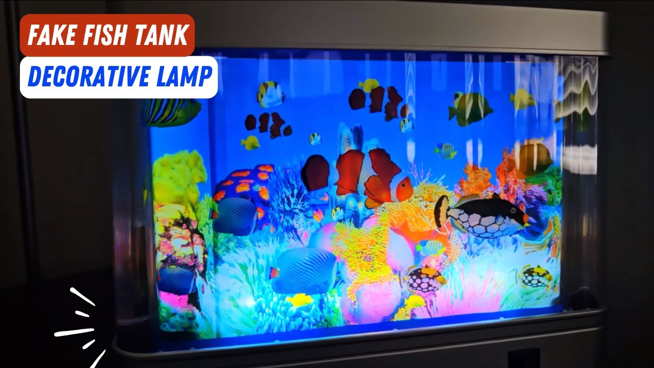 Fake Fish Tank with Moving Fish: Zero Maintenance and Pure Nostalgia!🐠 ...