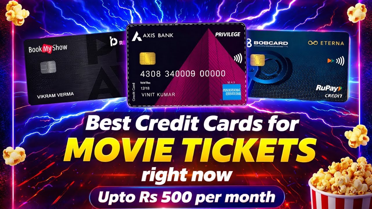 Movie Tickets - Which are the best credit cards for Discounts upto Rs ...