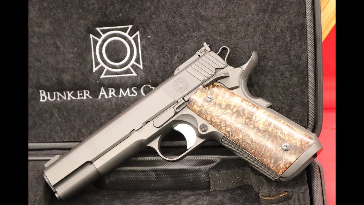 Brandan Bunker -- Bunker Arms Custom -- Serial #3 45 ACP 1911 - YouTube