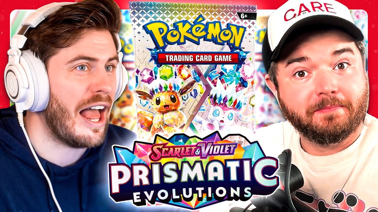 My FIRST TIME opening Prismatic Evolutions with Panda! - YouTube