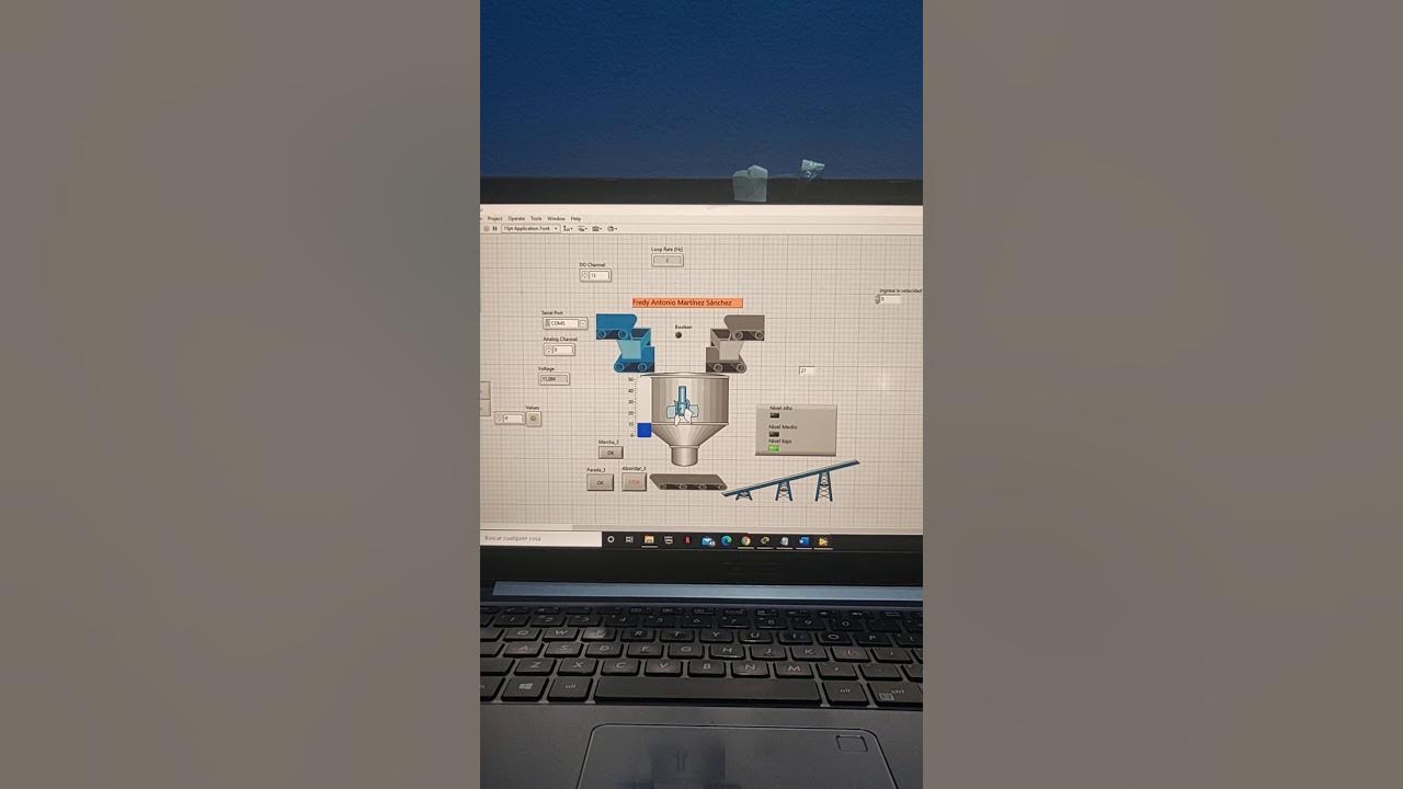 Labview y Arduino encender led y potenciómetro - YouTube