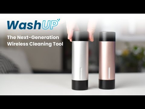 WashUP - The Next-Generation Wireless Cleaning Tool - YouTube