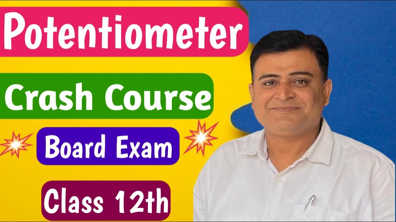 Crash Course for 12th | Potentiometer Working Principle and Its Uses ...