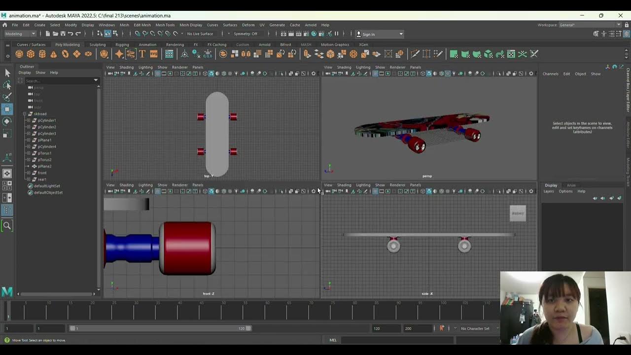 Basic animation | Maya - YouTube