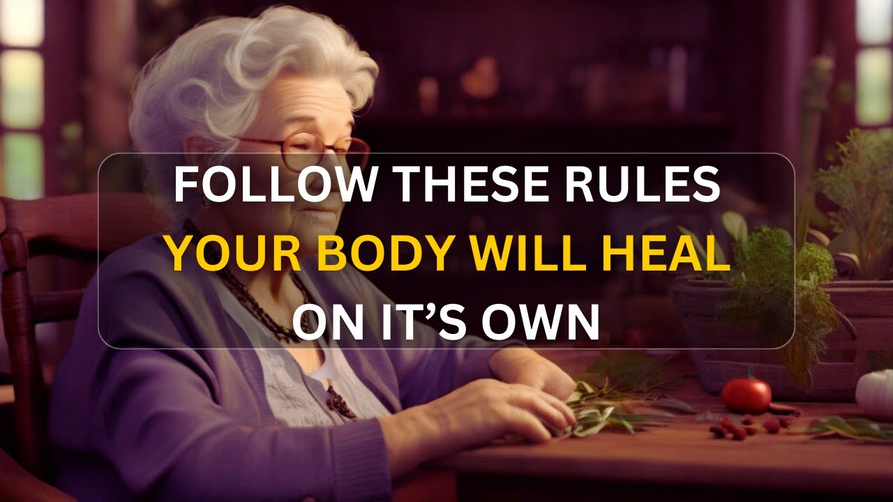 FOLLOW THESE RULES | YOUR BODY WILL HEAL ON IT’S OWN - YouTube