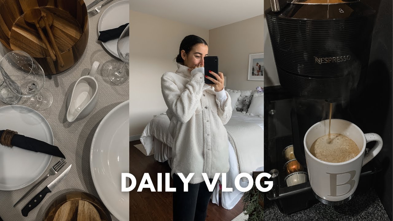 DAILY VLOG - life updates, productive day at home & hosting friends for ...