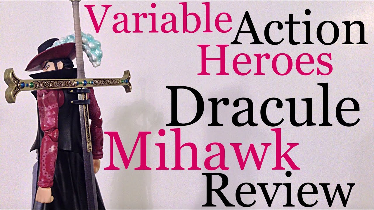 Megahouse Variable Action Heroes VAH One Piece DRACULE 'HAWKEYE' MIHAWK ...