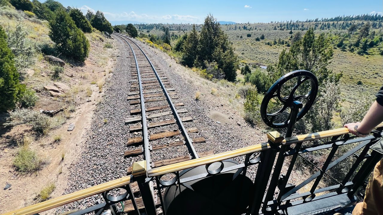 View from the Parlor Car, Cumbres & Toltec Scenic Railroad Narrow Gauge ...