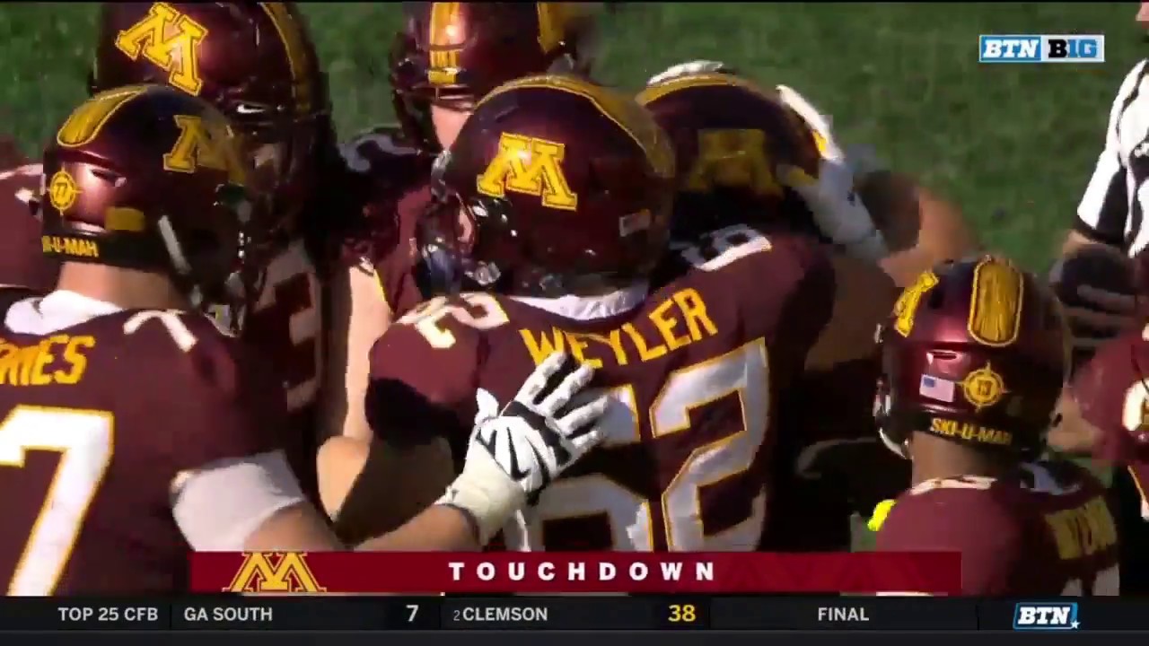 Miami (OH) at Minnesota: Top 3 Plays of Third Quarter | Big Ten ...