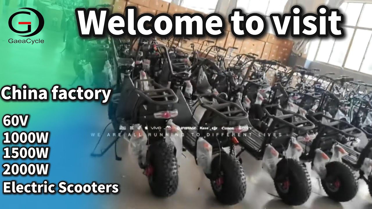 Factory Electric Scooters 2Kw60V seev citycoco two fat tire electric ...