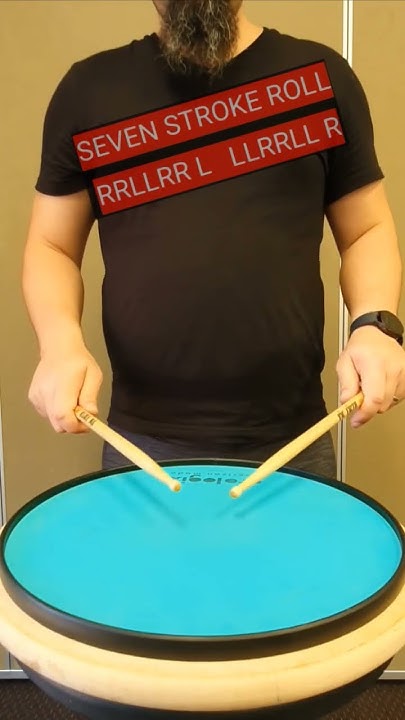 Seven Stroke Roll #drums #drumming #drummer #rudiments - YouTube