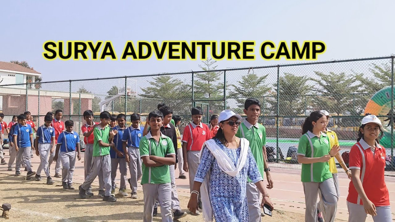 Surya the global school Adventure Camp in ameenpur..2025 - YouTube