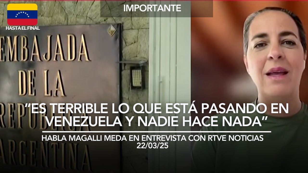 ÚLTIMA HORA - Entrevista de Magalli Meda hoy 22MAR: “esto no puede ...