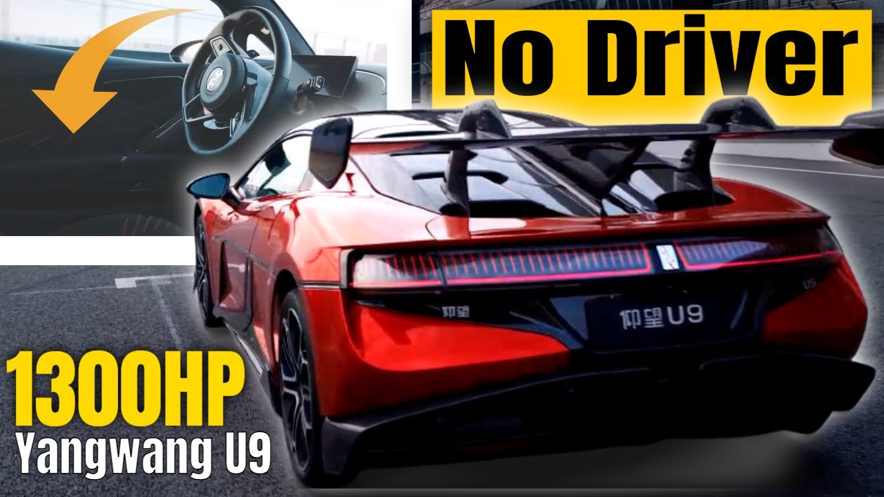 BYD Yangwang U9 Supercar with 1300 Horsepower Performs Race Driving Without a Driver - YouTube