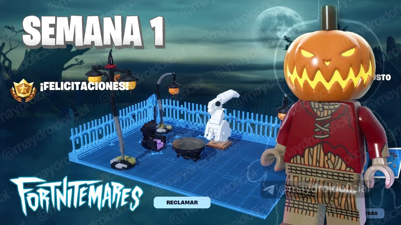 🎃 GUIA PARA COMPLETAR TODAS las MISIONES de HALLOWEEN SEMANA 1 en LEGO ...