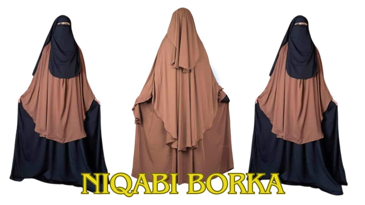 Letest Designer Borka 2024 | Niqabi Borka Tutorial | Simple Borka ...