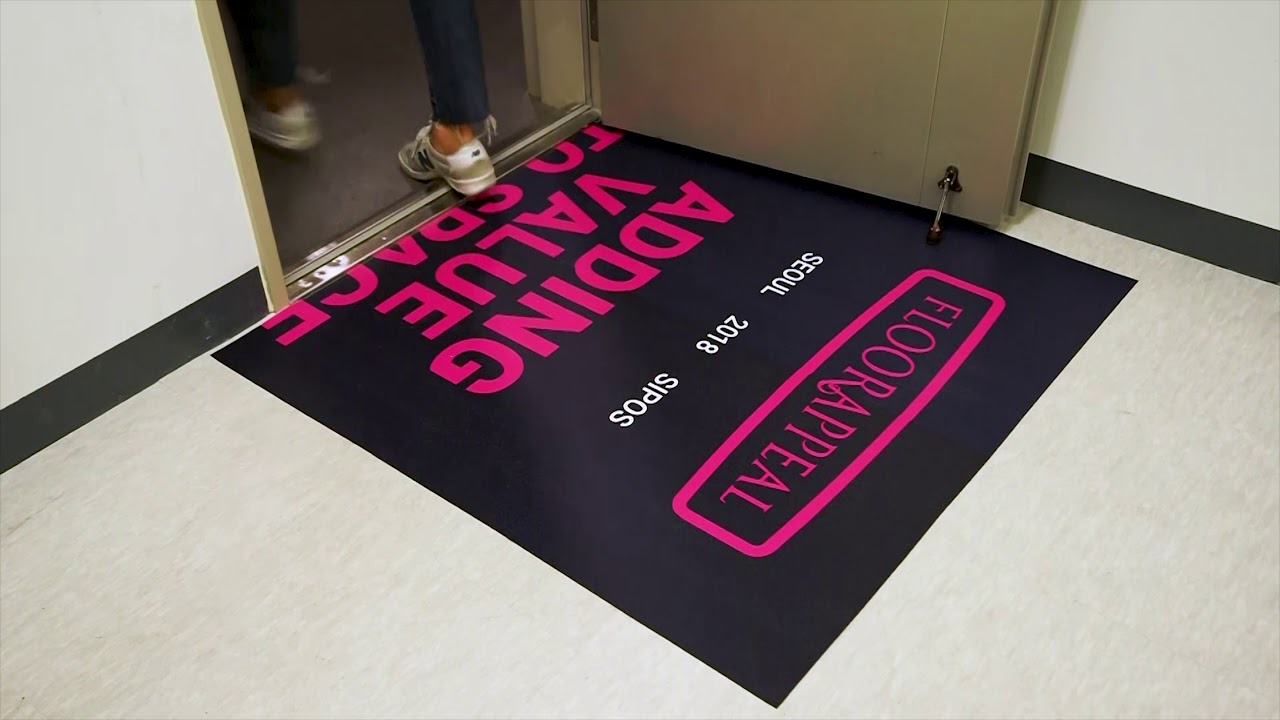 Floor Advertising Using FLOORAPPEAL - YouTube