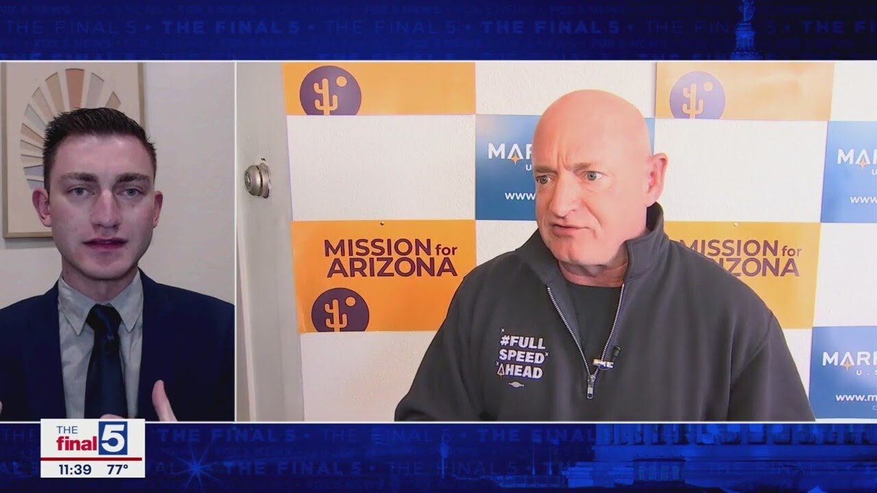 Harris weighs AZ Sen. Mark Kelly as potential VP pick - YouTube