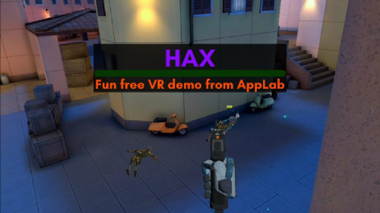 Free VR FPS Demo from App Lab Games called: HAX on the Meta Quest 2 ...