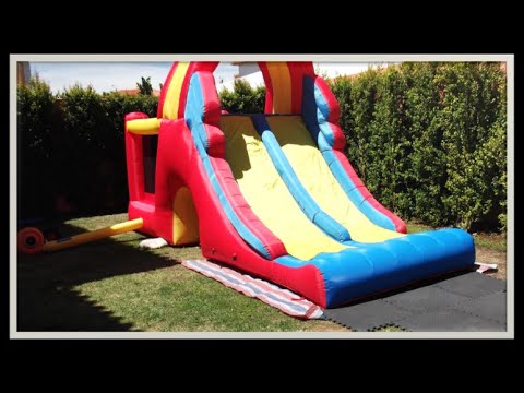 Insuflável Happy Hop - Mega Slide Combo - 9082N - YouTube