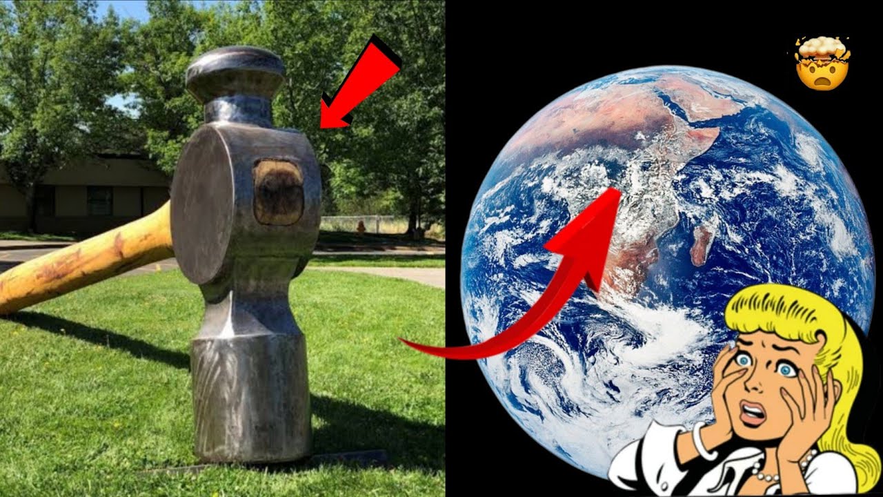 Found Giant Hammer in Real Life on Google Maps and Google Earth! 😱 ...