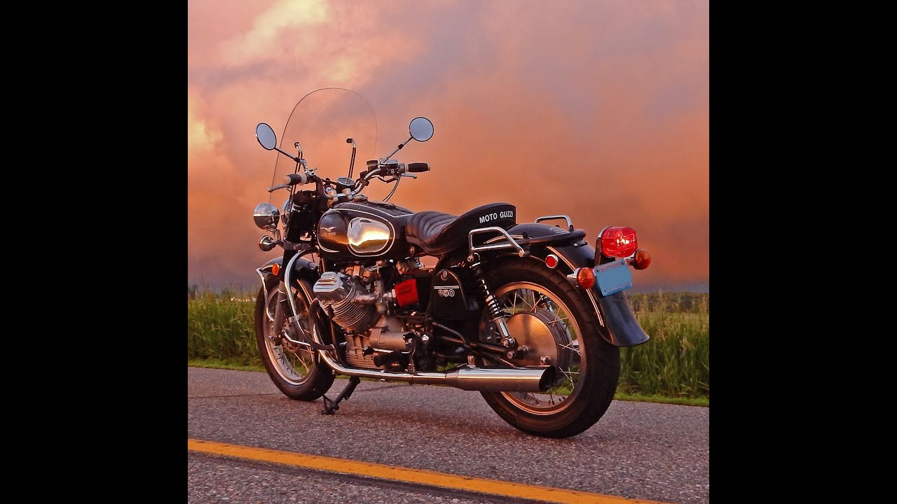 Moto-Guzzi Eldorado MISTRAL Stainless Slash Exhaust - YouTube