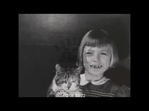 A Girl's Morning Routine, 1950s - Archive Film 1000244