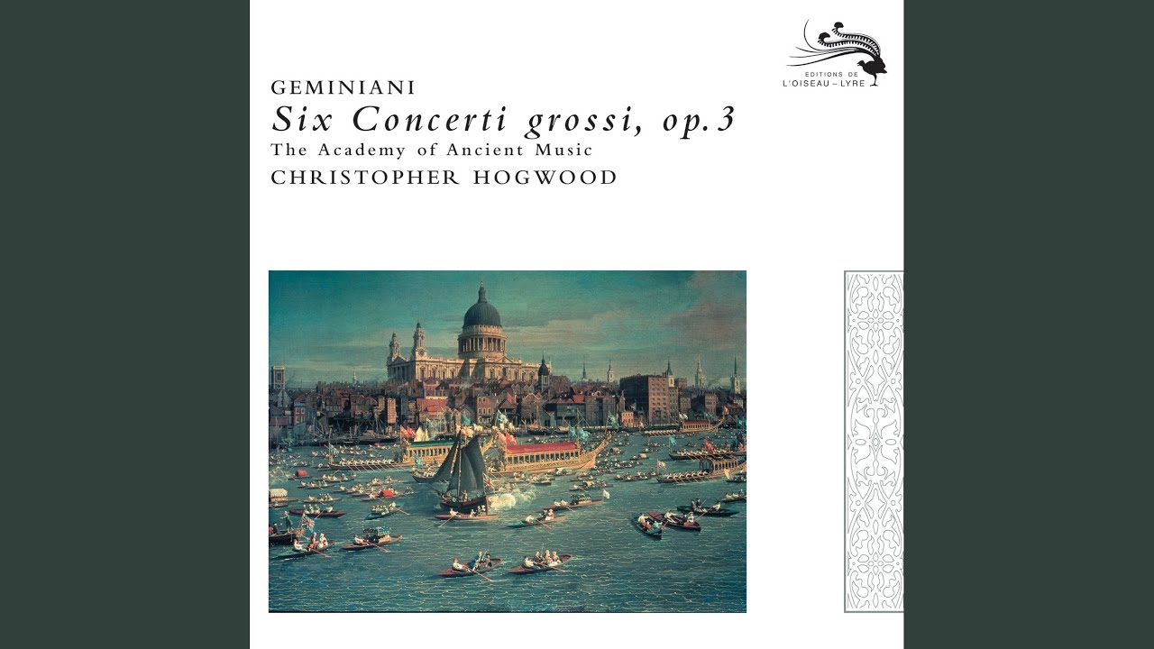 Geminiani: Concerto Grosso Op. 3, No. 2 - 2. Allegro - YouTube