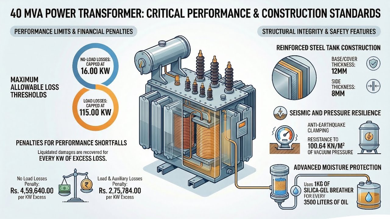 40 MVA POWER TRANSFORMER CONSTRUCTION STANDARDS - Part 2 | Training ...