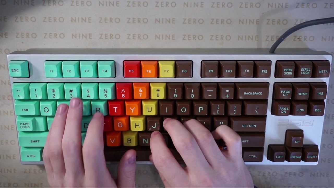 LUBED UTD 360C Typing Test - YouTube