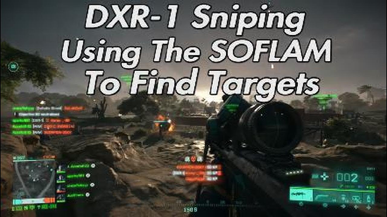 Battlefield 2042 Finding Targets with SOFLAM and Sniping with the DXR-1 ...