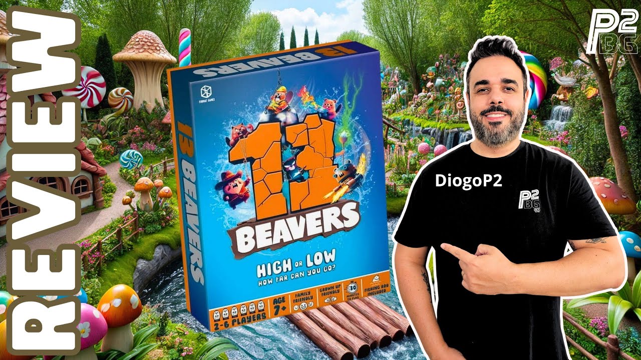 13 Beavers Board Game | Regras + Início de Gameplay - YouTube