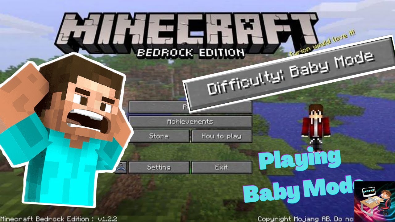 Playing Baby Mode In MINECRAFT | Download Link | - YouTube