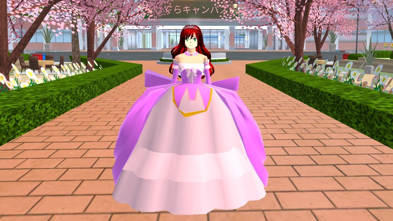 Ariel Princess Dress Tutorial in Sakura School Simulator - YouTube