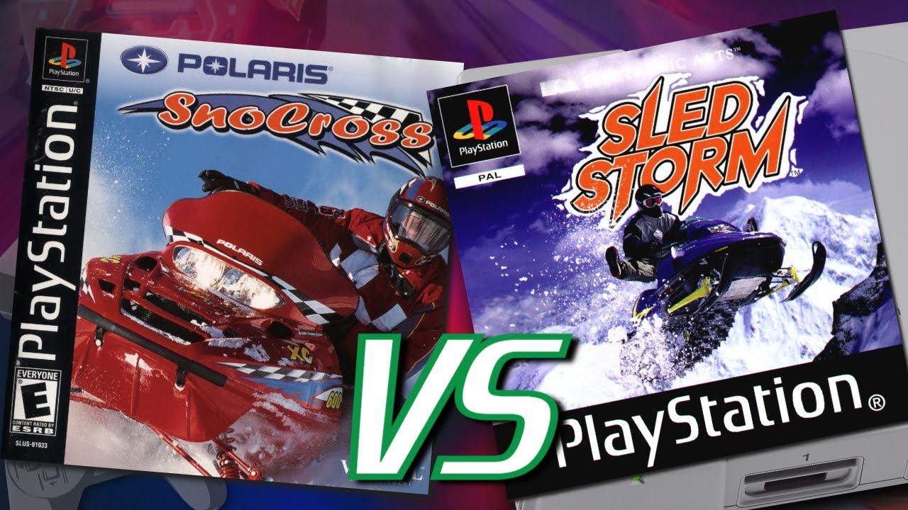 Polaris SnoCross VS Sled Storm PS1 Comparison - YouTube