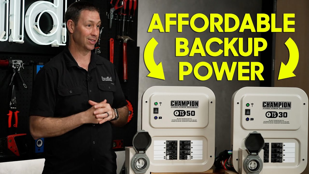 SO EASY! More AFFORDABLE and user friendly BACK UP POWER! - YouTube