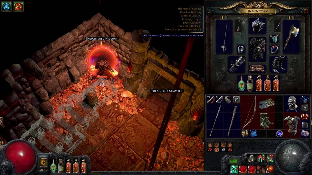 PATH OF EXILE 2.3 LACeRATE DUAL WIELD uber lab - YouTube
