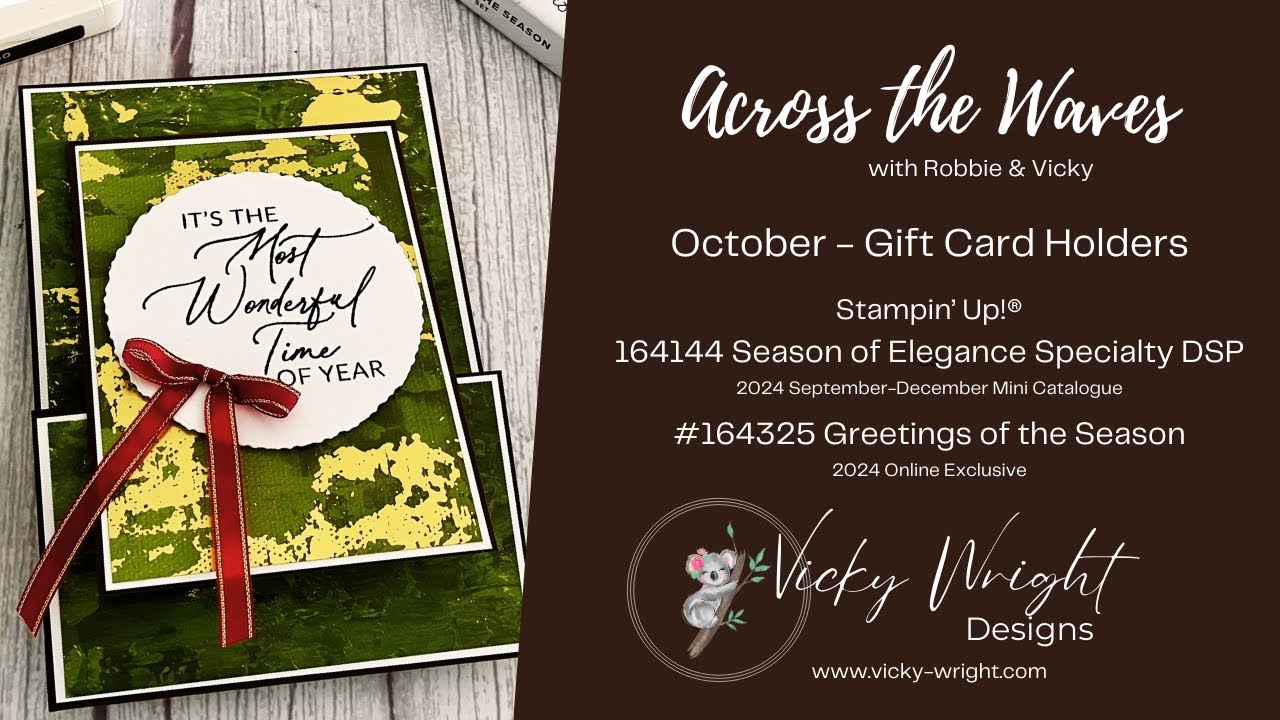 #286 | Season of Elegance DSP | Gift Card Holder - YouTube