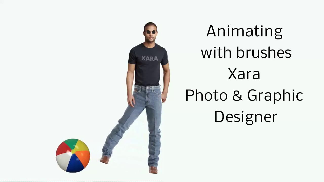 Xara Jeans: Animated brush experiment - YouTube