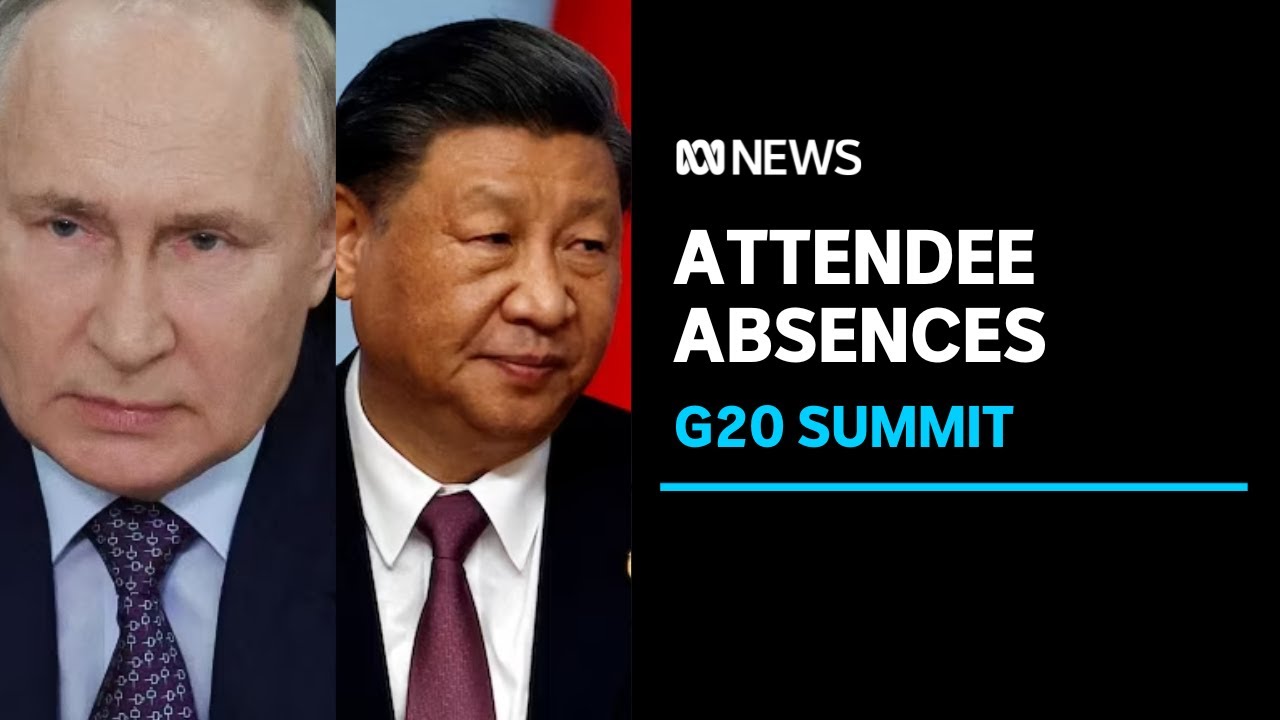 Russia's Vladimir Putin and China's Xi Jinping are skipping the G20 | ABC News - YouTube
