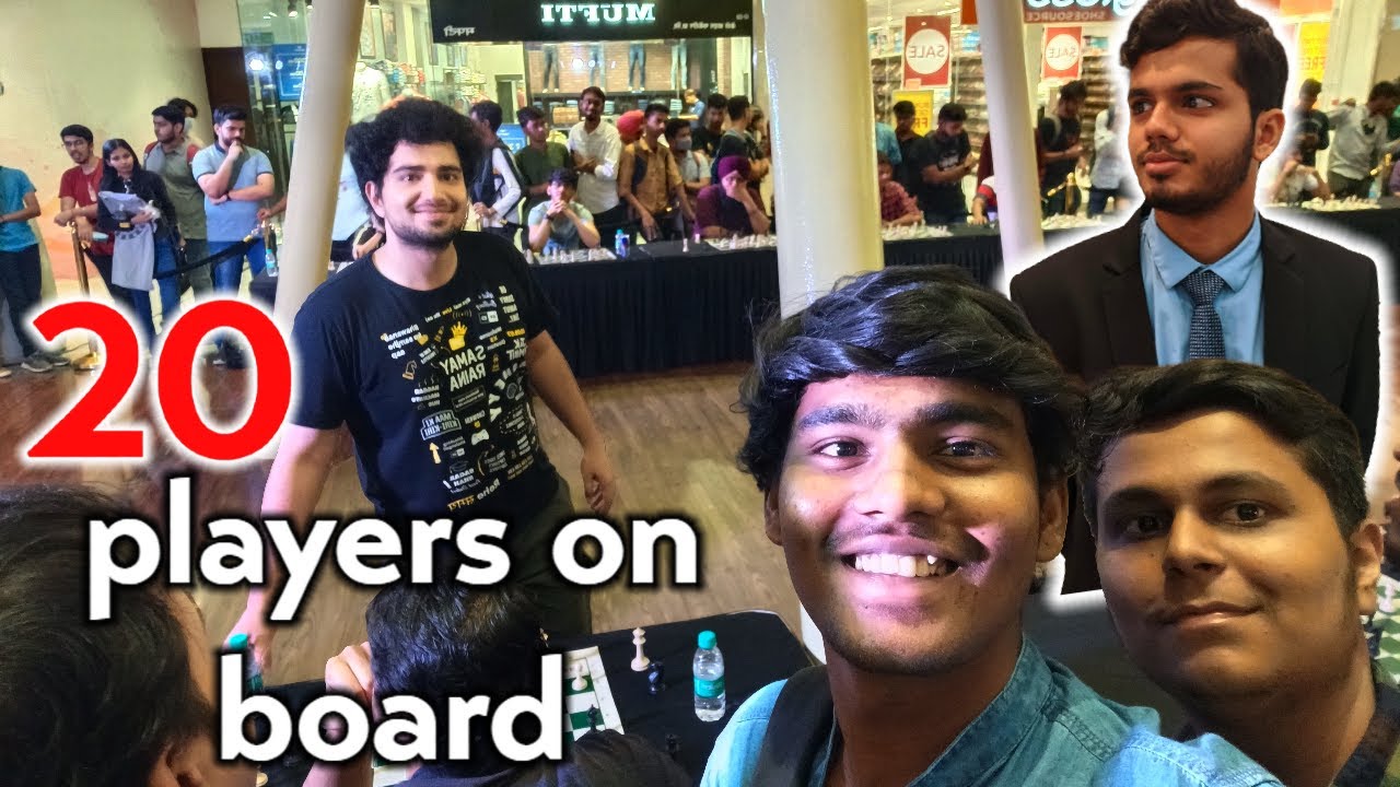 CHESS CLUB !! Samay vs 20players !! Mumbai kurla pheonix market city ...